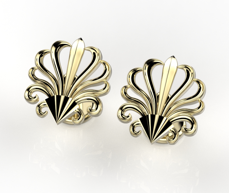 Anthemion Flowers - Anthony Harris Bespoke Jewellery